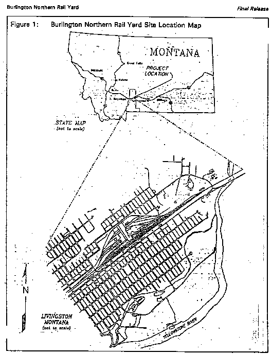 Burlington Northern Track Map