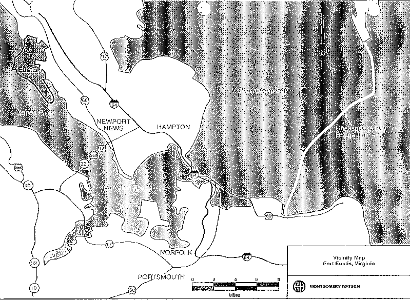 Fort Eustis Area Map