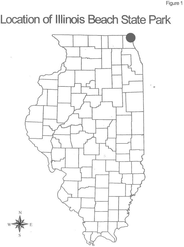 Map Illinois Beach State Park